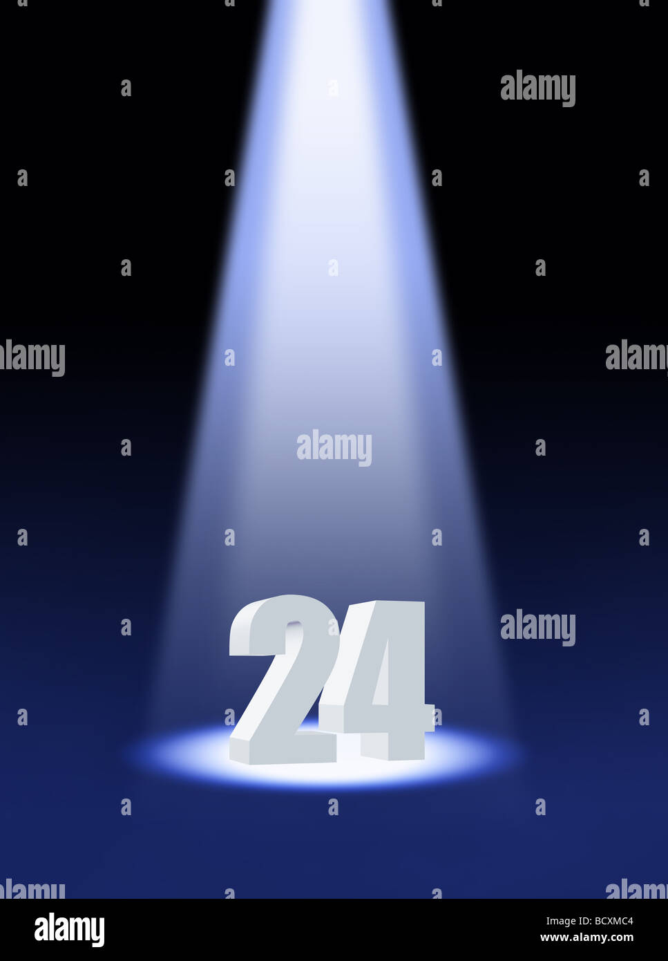 Numeral 24 twenty four isolated hi-res stock photography and images - Alamy