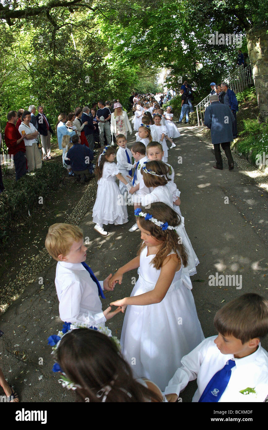 Helston Flora Day Stock Photo - Alamy