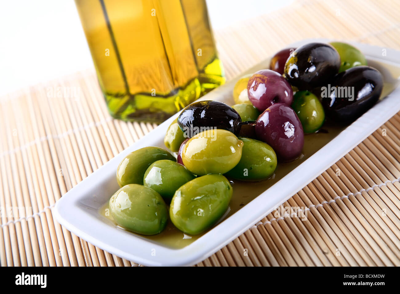 Olive oil in plate on hi-res stock photography and images - Alamy