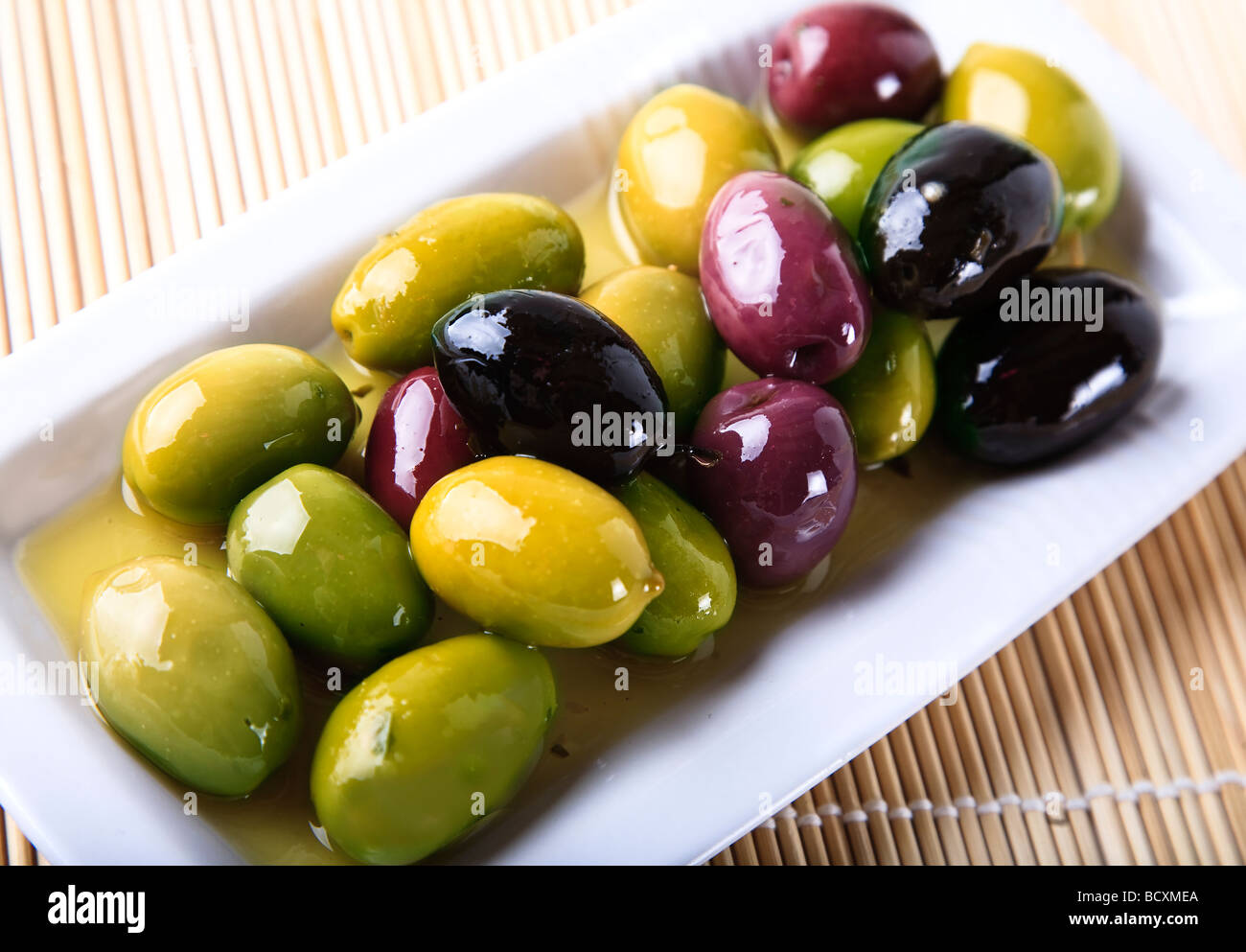 Mixed fresh olives hi-res stock photography and images - Alamy