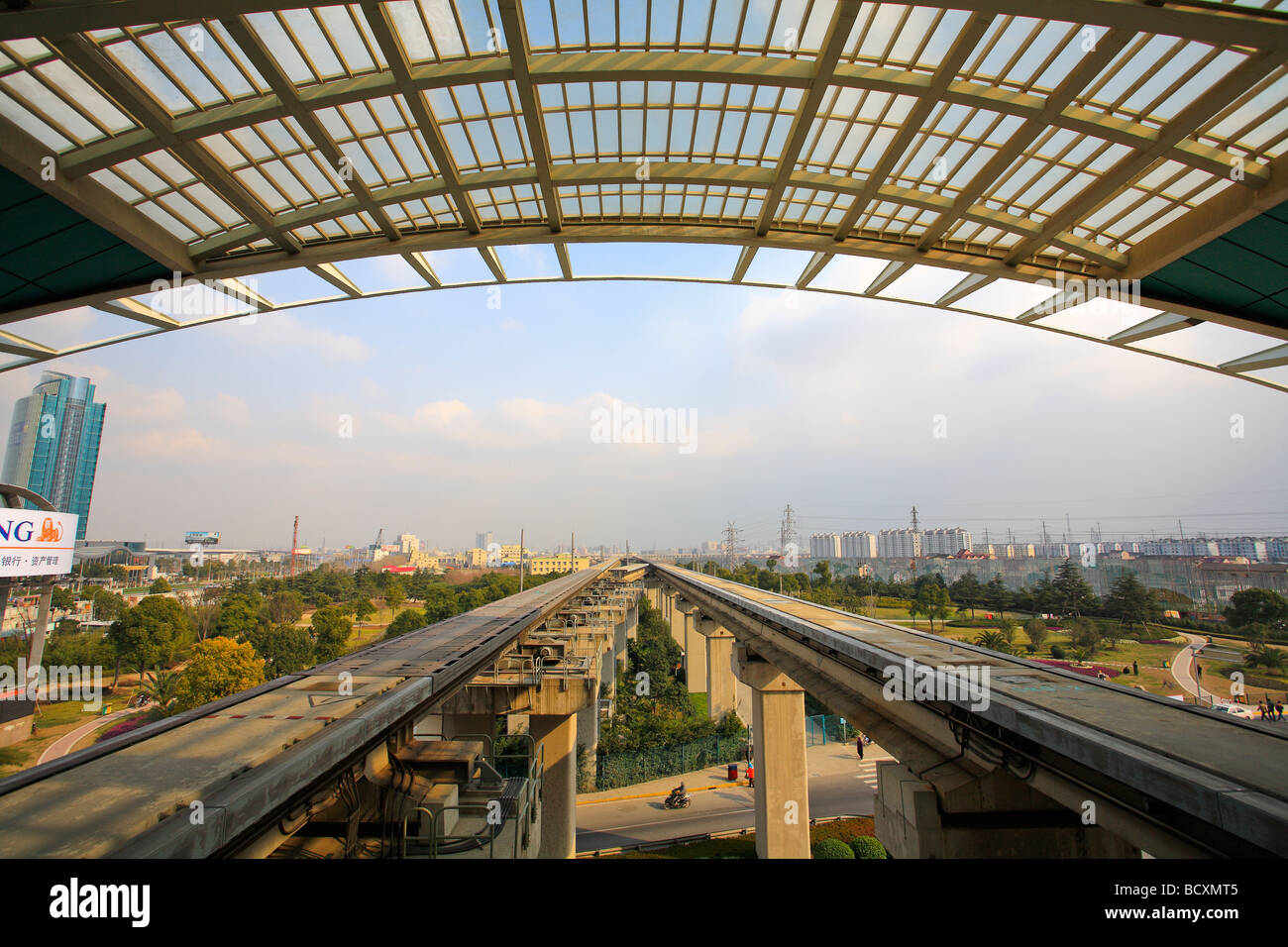 Suspended railroad hi-res stock photography and images - Alamy