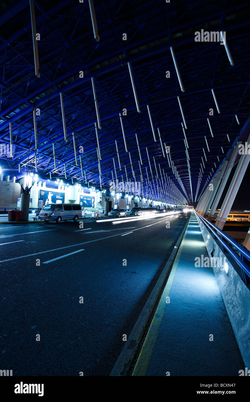 Pudong airport night hi-res stock photography and images - Alamy