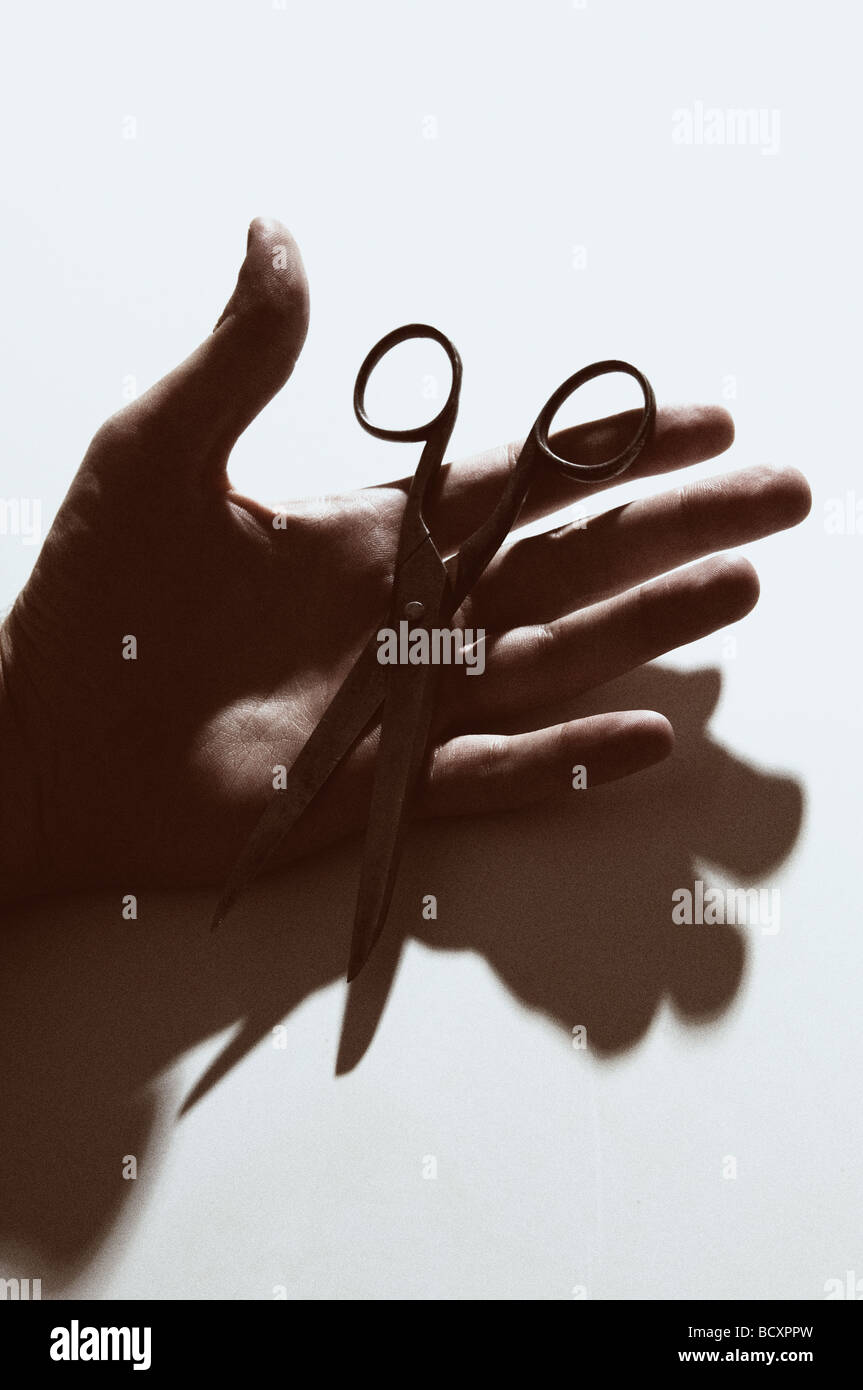 Man hand close up sinister hi-res stock photography and images - Alamy