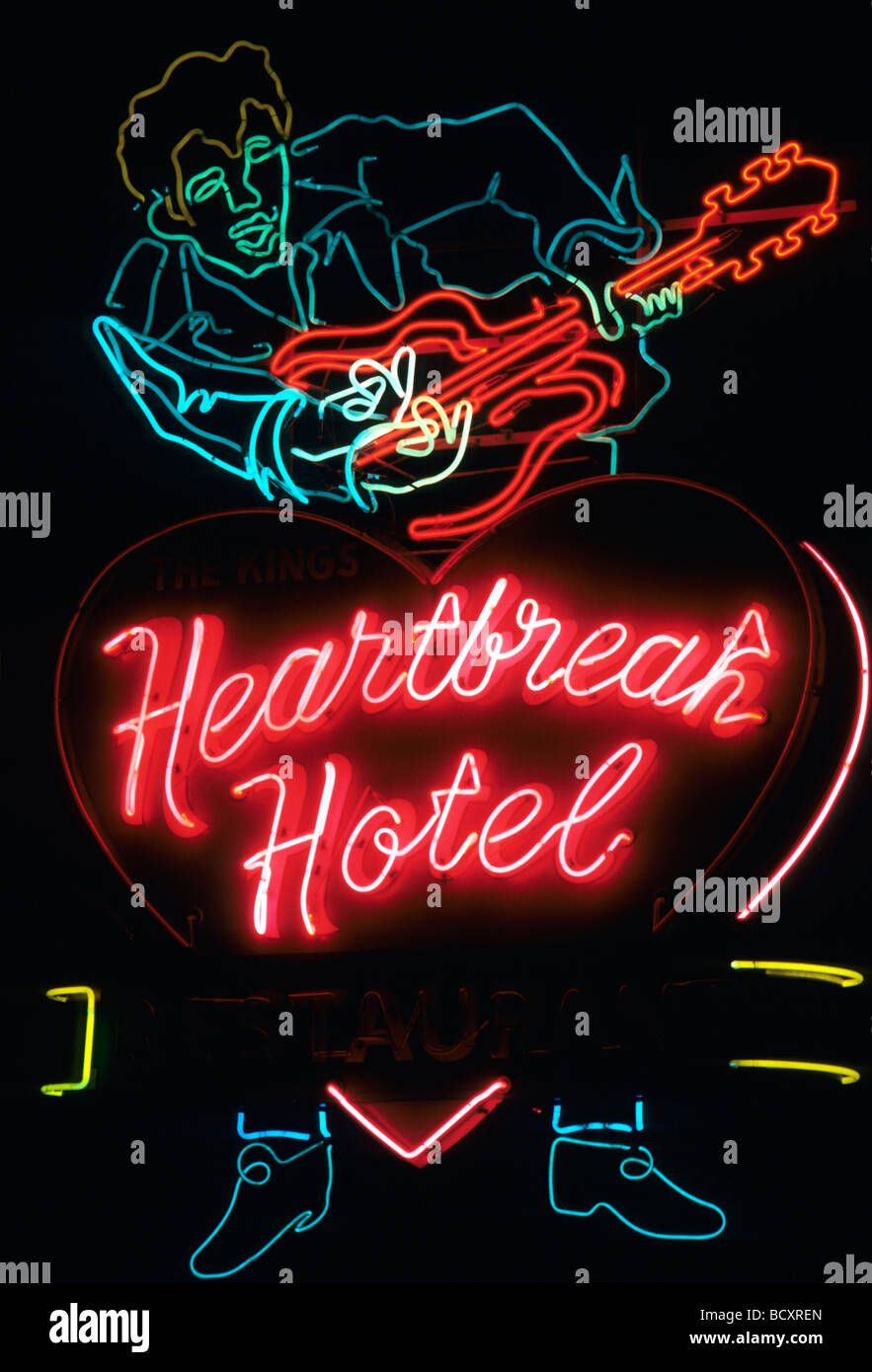 Elvis presley sign graceland hi-res stock photography and images - Alamy