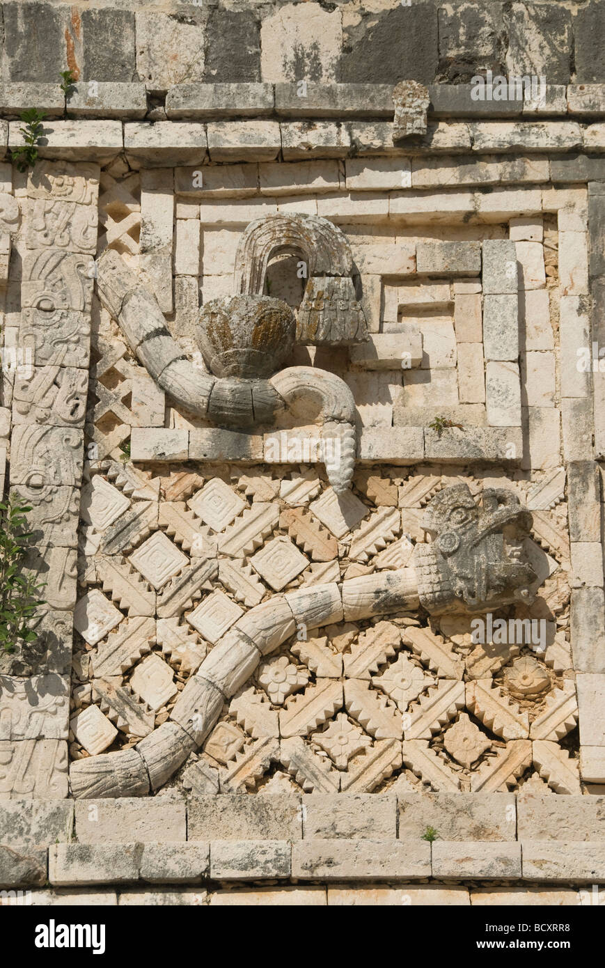 Mexico, Yucatan, Uxmal, UNESCO World Heritage Site, Cuadrangulo de las ...