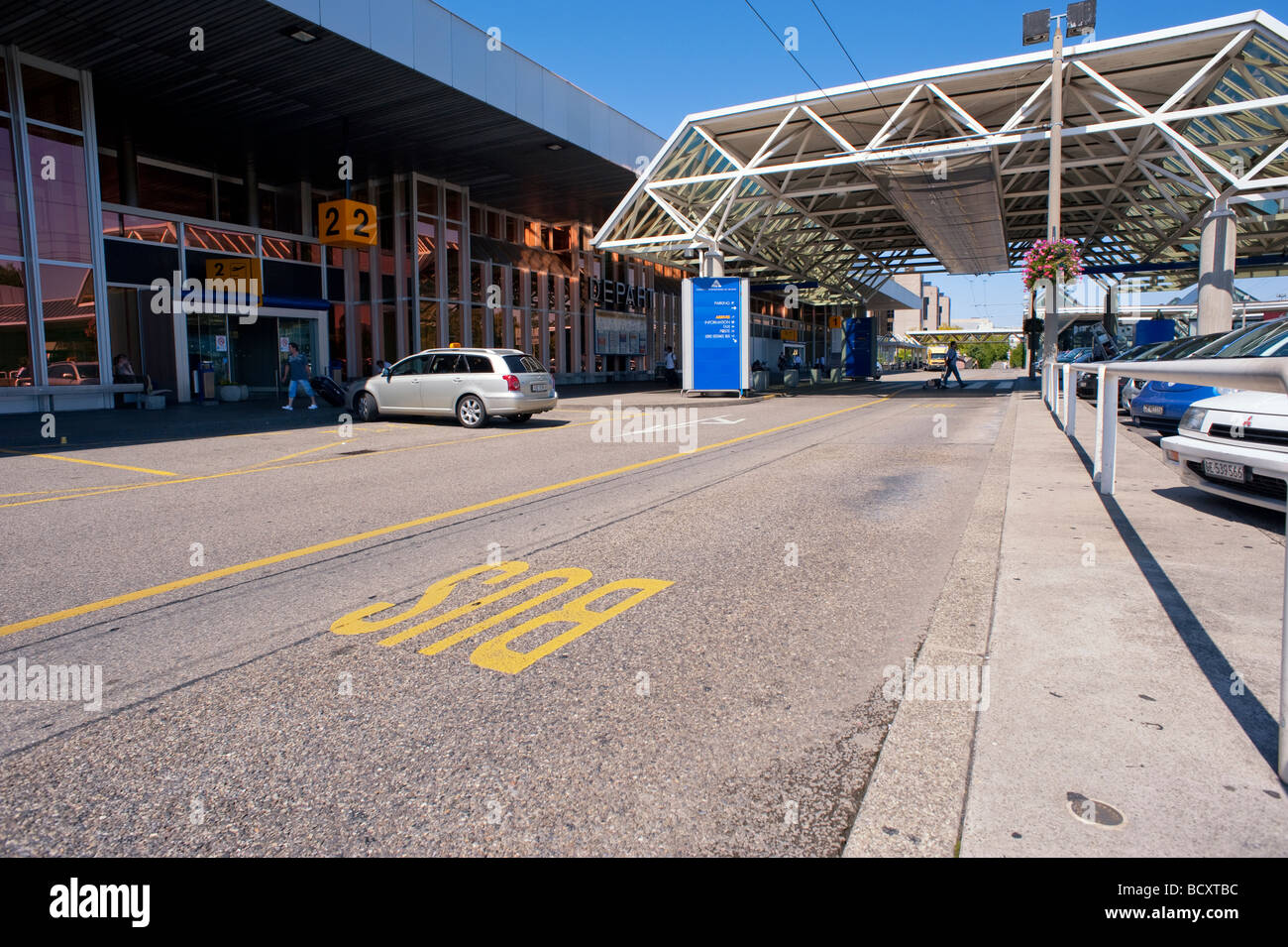 Geneva airport train luggage hi-res stock photography and images - Alamy