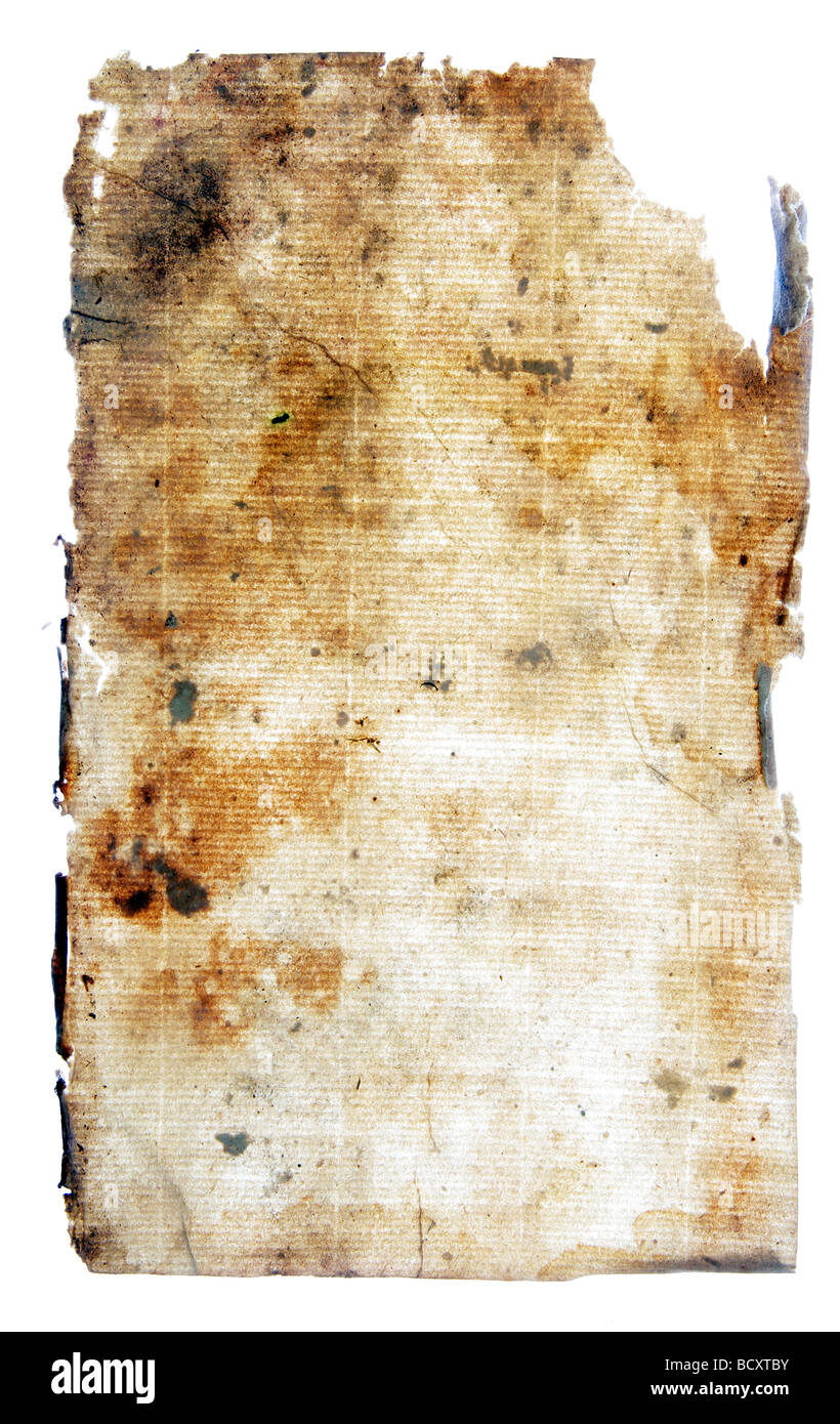 The old crumpled paper on a light background Stock Photo - Alamy