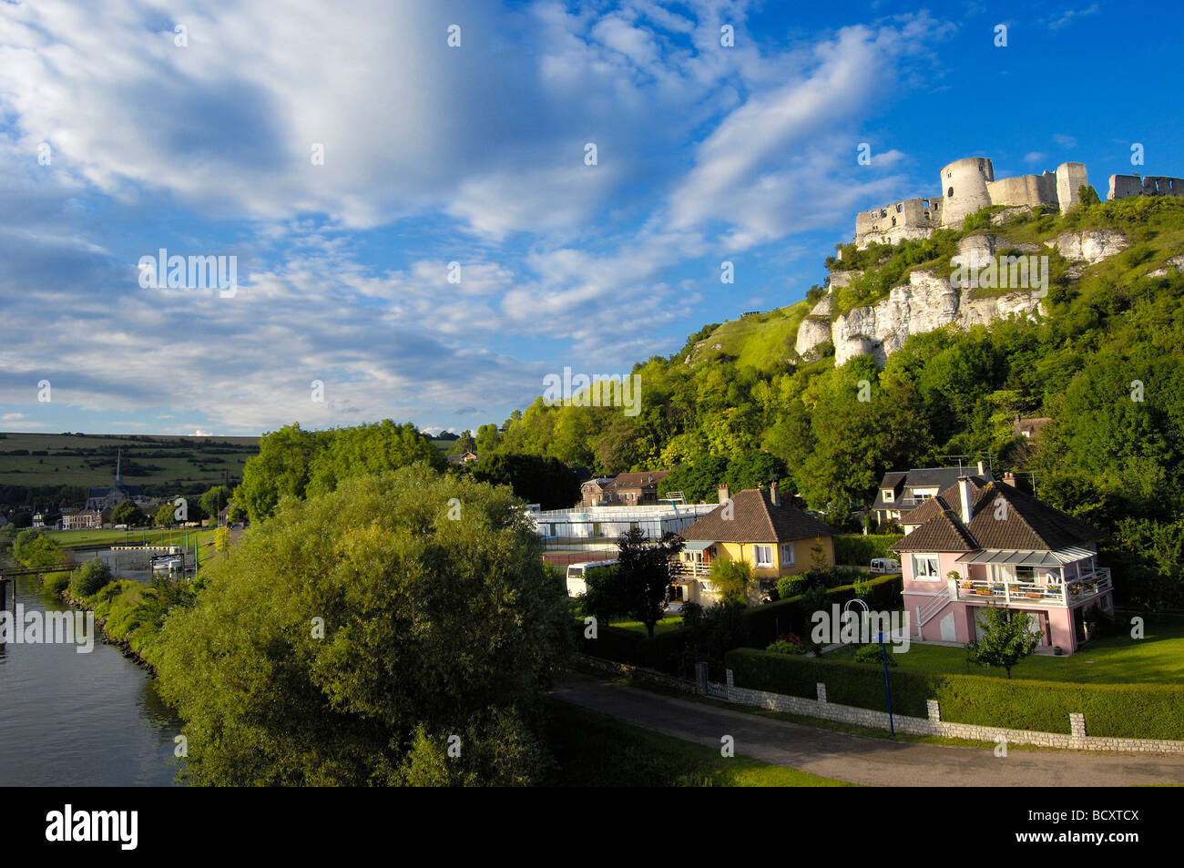 Galliard Castle Château Gaillard Les Andelys Seine valley Normandy ...