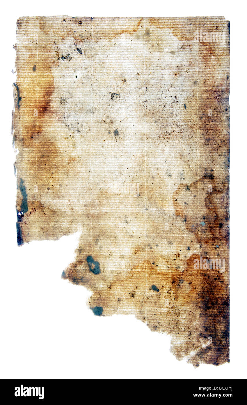 The old crumpled paper on a light background Stock Photo - Alamy