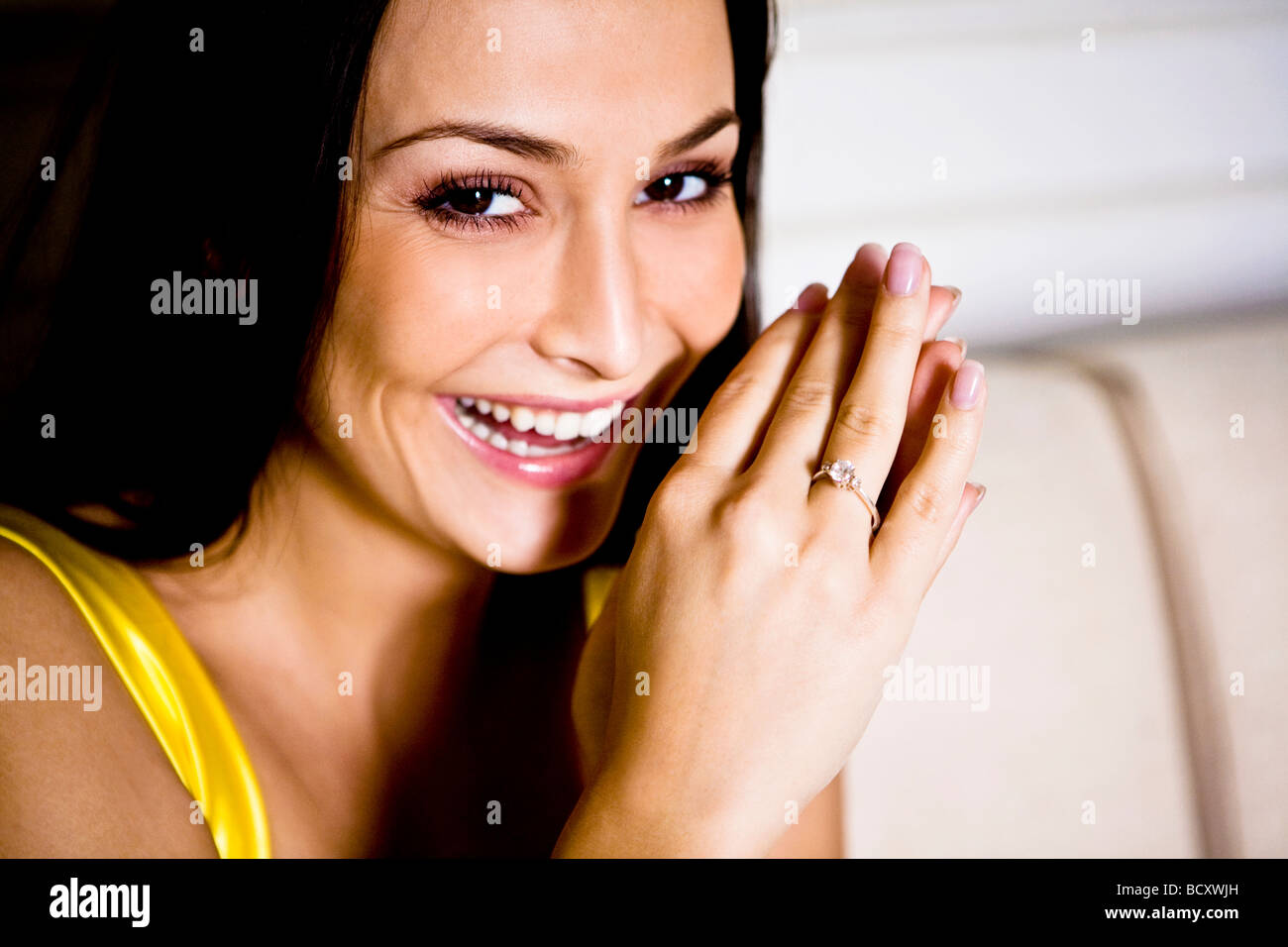 Woman Wearing Ring High Resolution Stock Photography and Images - Alamy