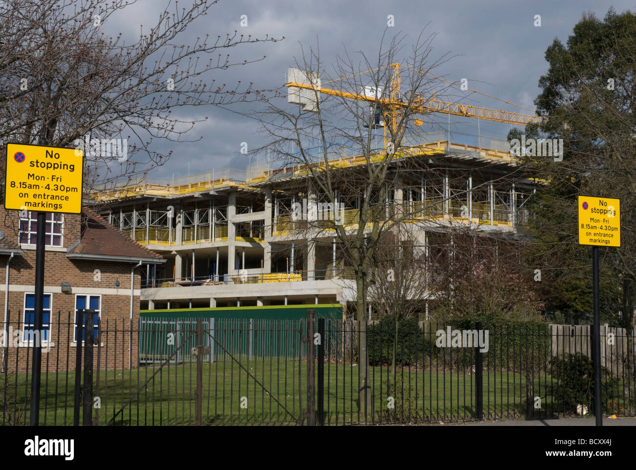 Heston Community School, Heston Road, Heston London UK Stock Photo - Alamy