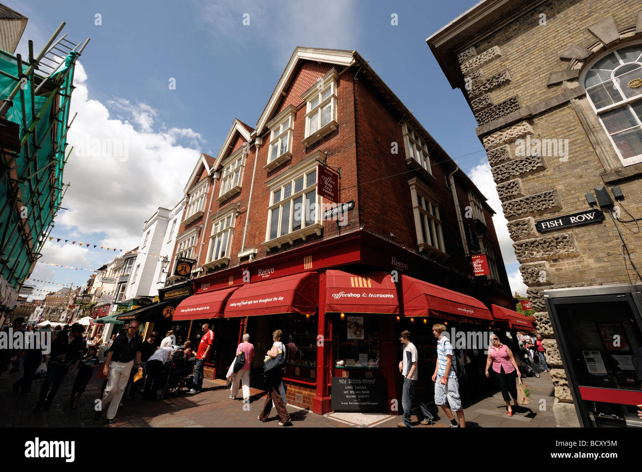 Butcher Row and Fish Row Salisbury Wiltshire Stock Photo - Alamy