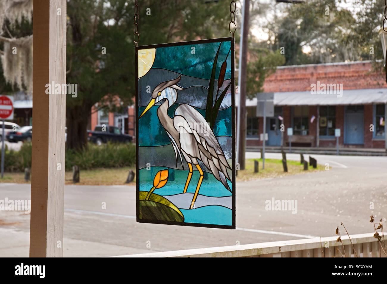 quaint old historic town of Micanopy in North Central Florida Stock ...