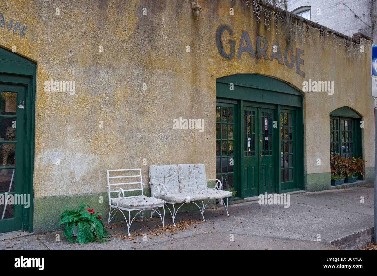 quaint old historic town of Micanopy in North Central Florida Stock ...