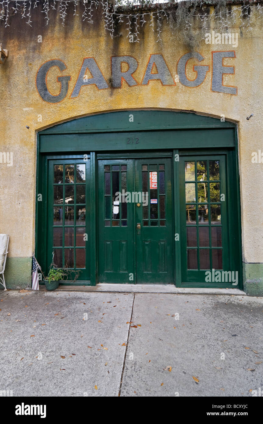 quaint old historic town of Micanopy in North Central Florida Stock ...