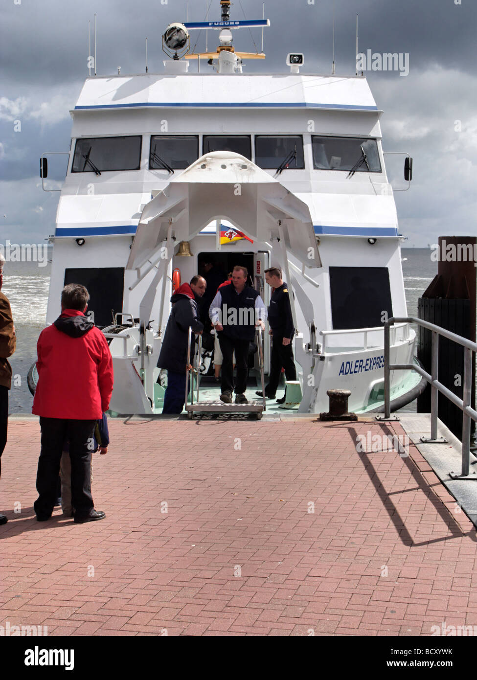 People boarding ferry hi-res stock photography and images - Alamy