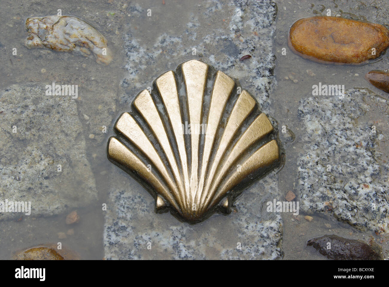 St james way symbol hi-res stock photography and images - Alamy