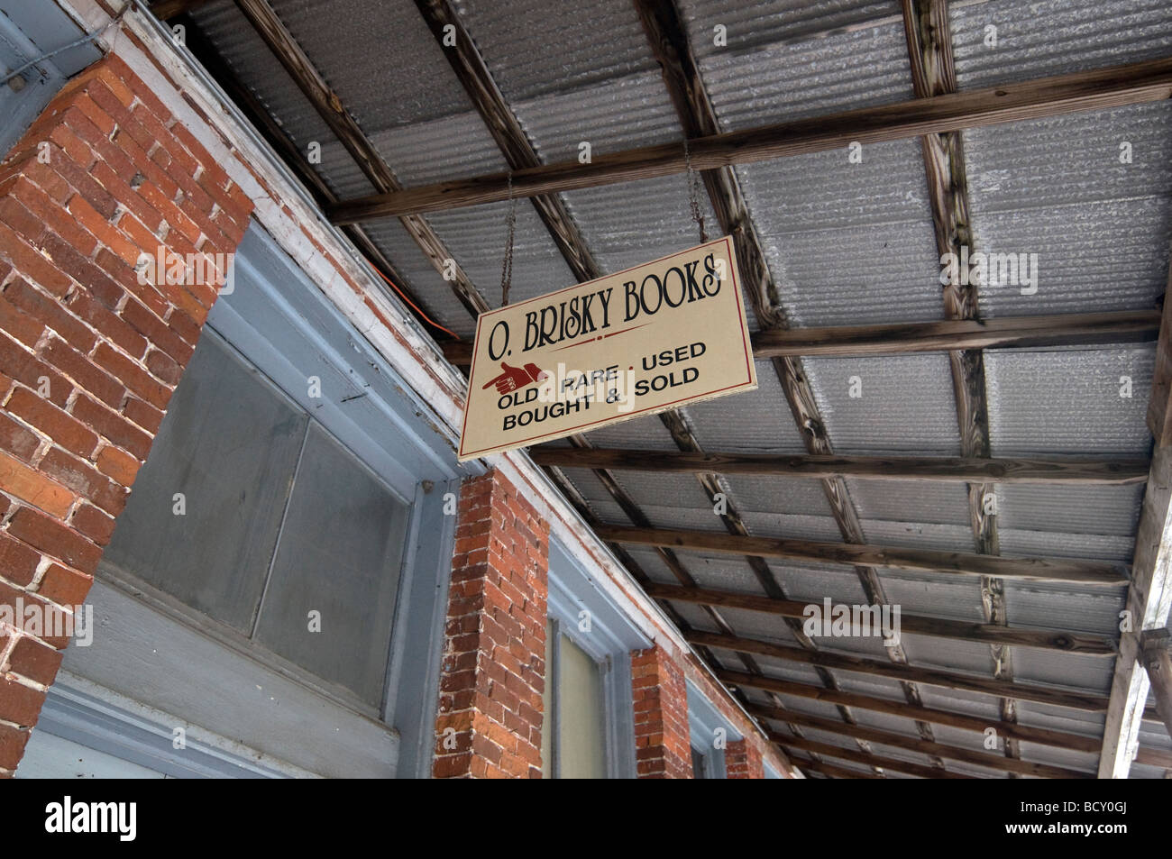 quaint old historic town of Micanopy in North Central Florida Stock ...
