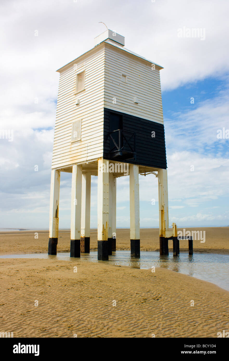 Burnham on Sea Lighthouse Somerset England UK Stock Photo - Alamy
