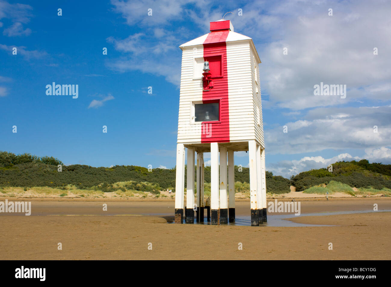 Burnham on Sea Lighthouse Somerset England UK Stock Photo - Alamy