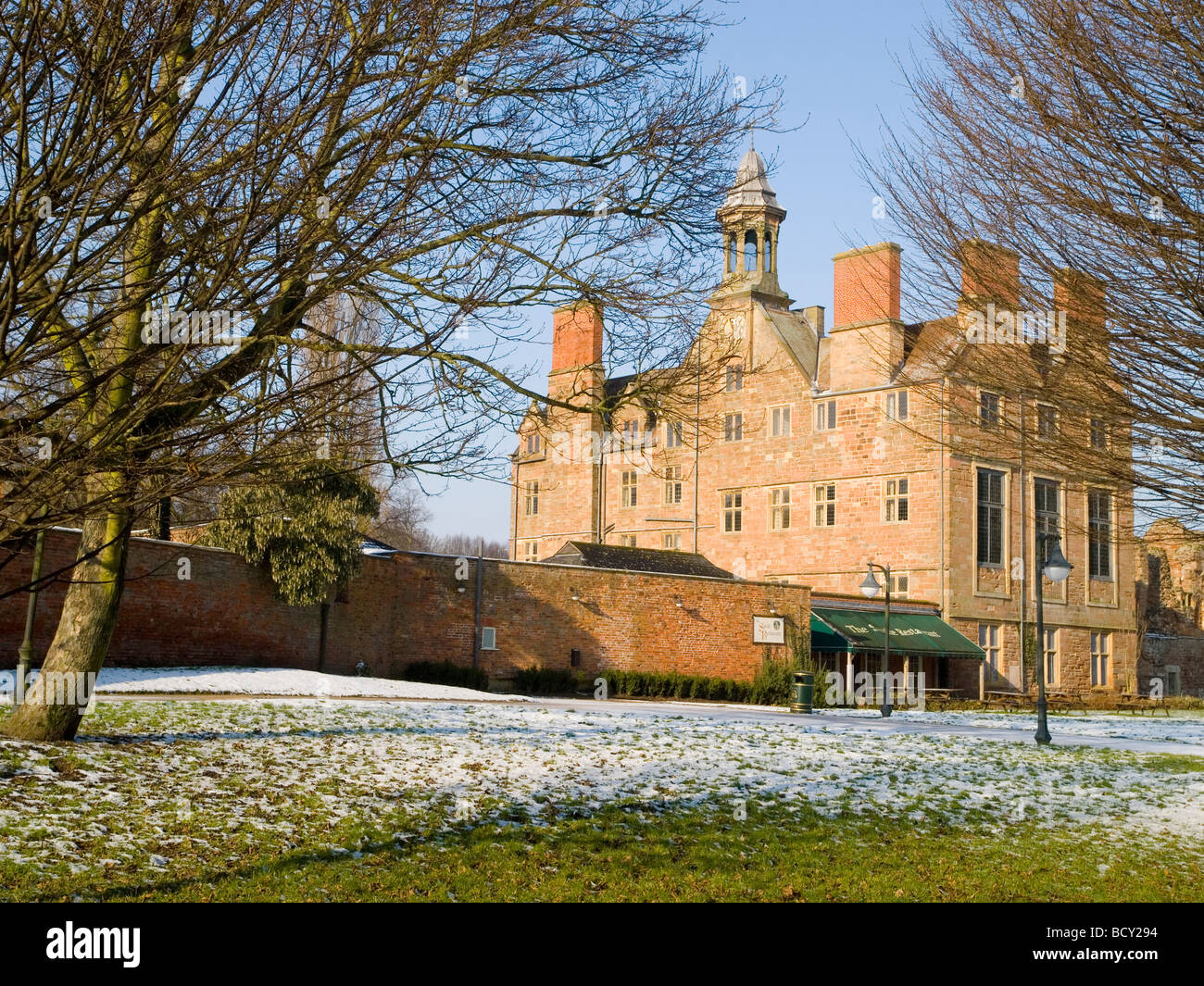 Winter at Rufford Abbey and Country Park, Nottinghamshire England UK ...