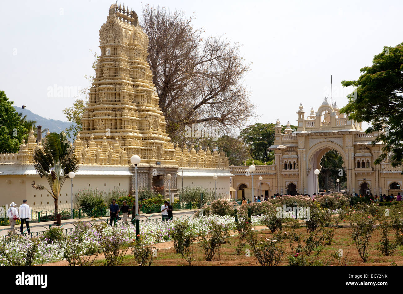 Hindu Temple In The Grounds Of The Maharaja's Palace Mysore Karnataka ...
