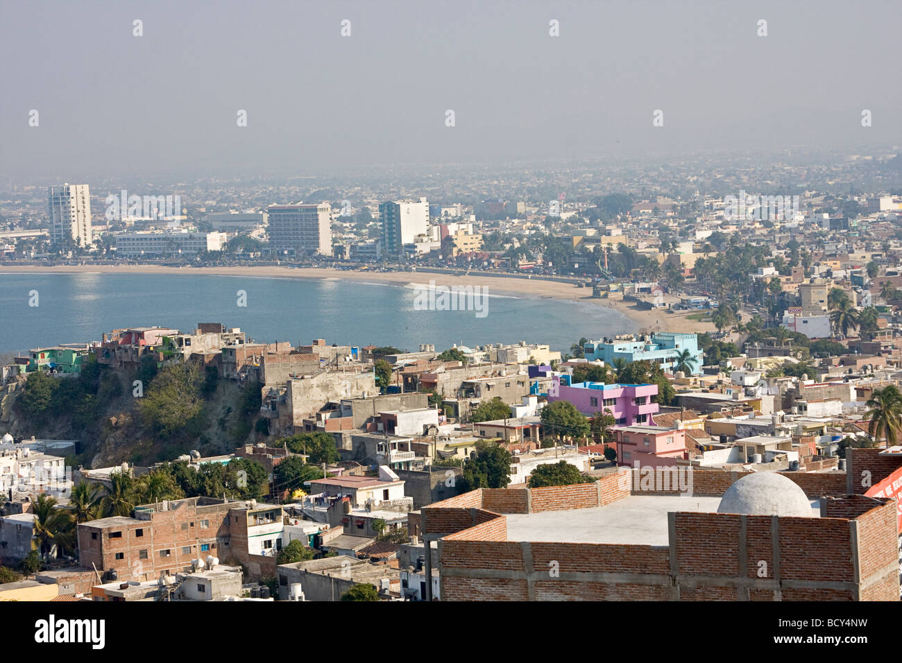 Aerial view of waterfront area of Mazatlan Mexico Stock Photo - Alamy