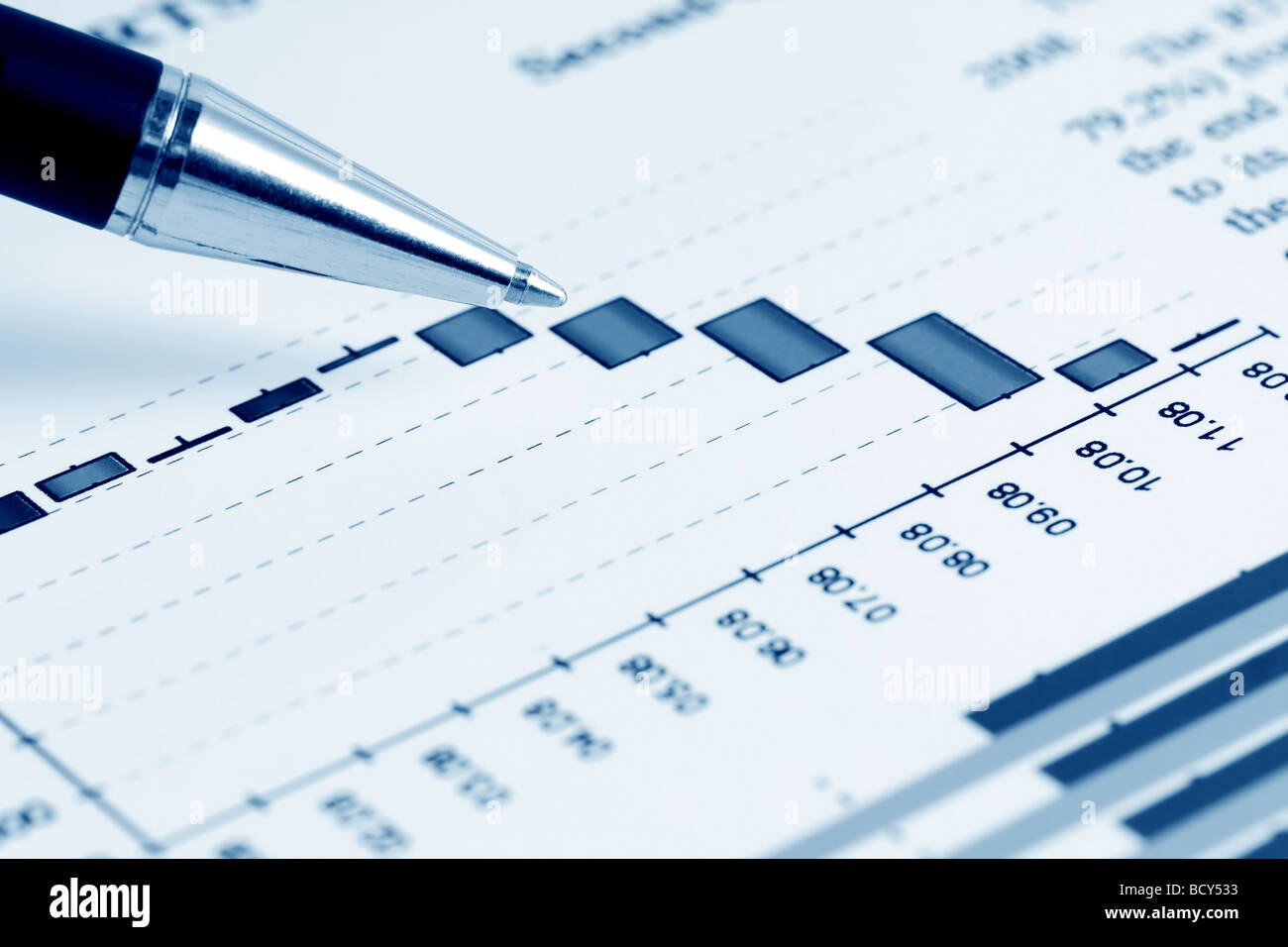 Stock market graphs monitoring Stock Photo - Alamy