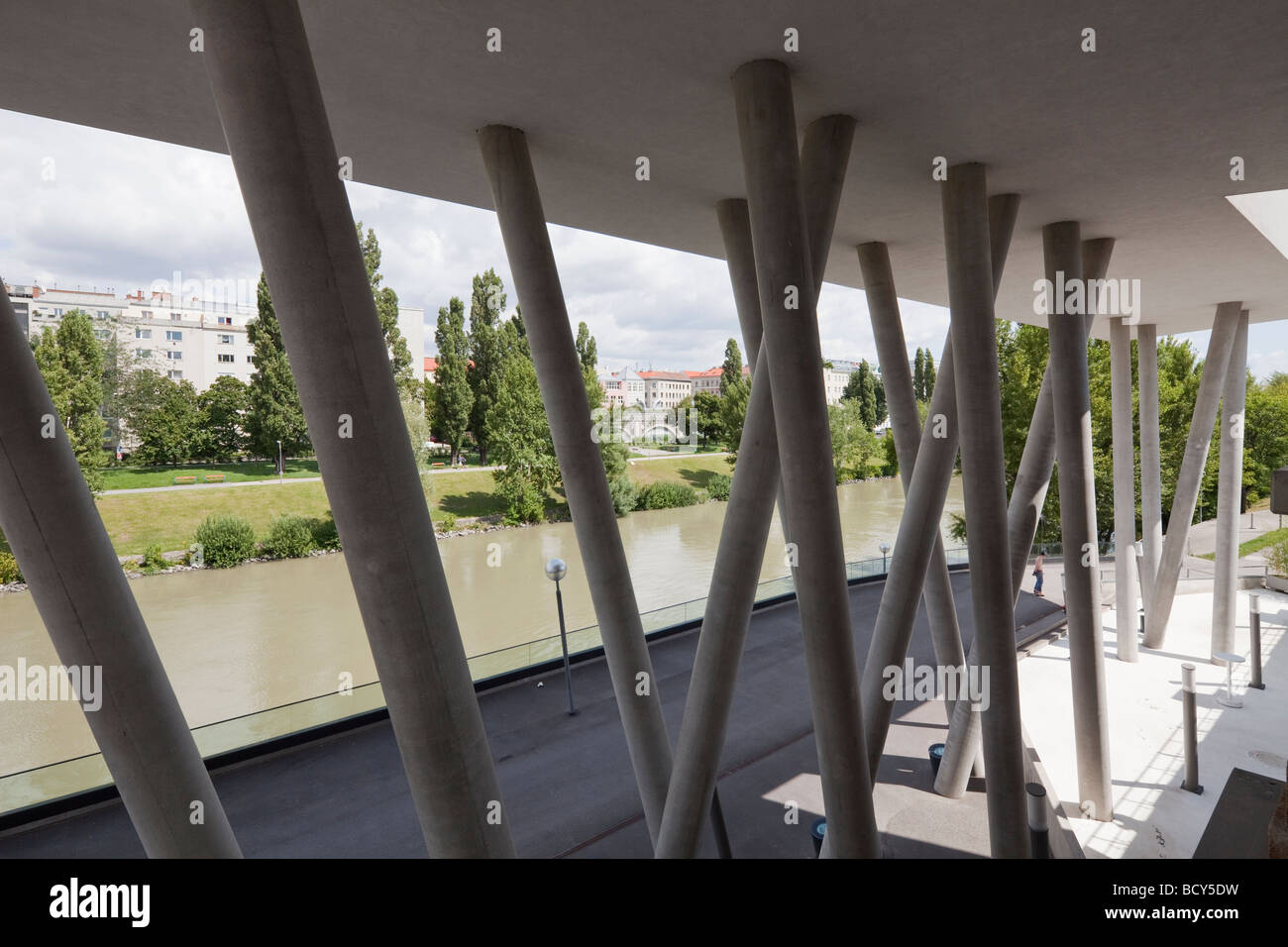 housing complex by Zaha Hadid at Spittlelau viaducts, Vienna, Austria ...