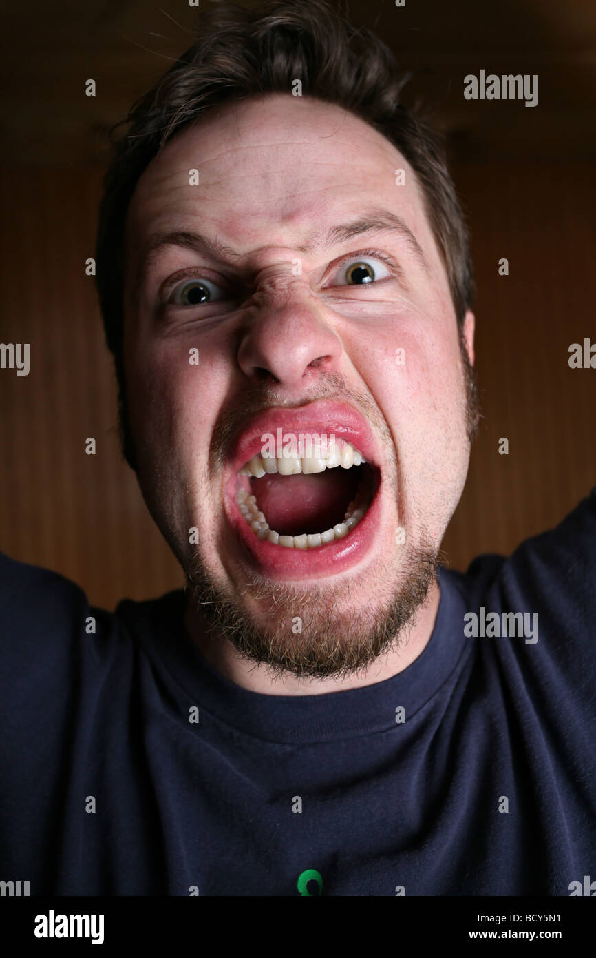 Angry Man Yelling