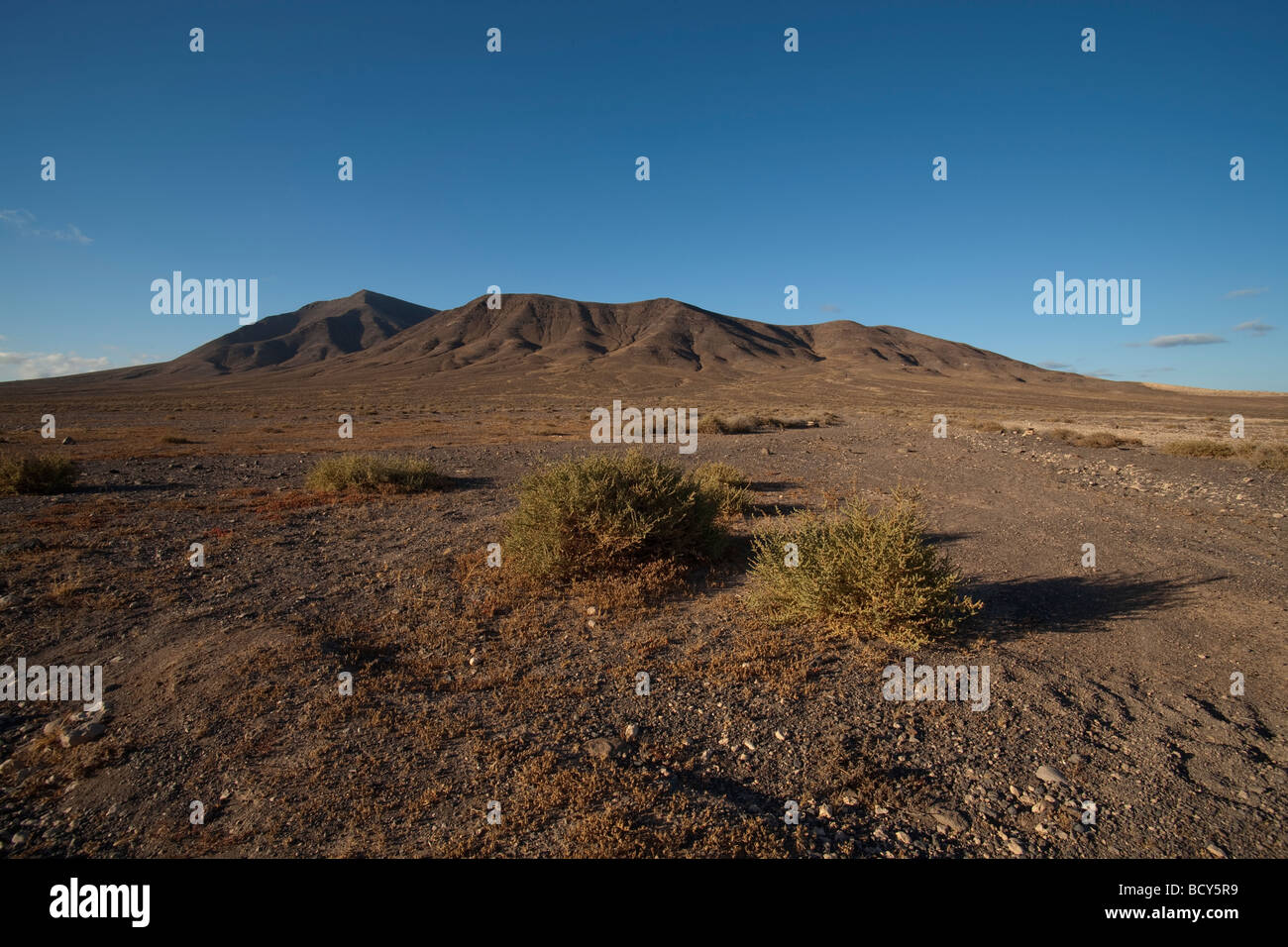 Hacha Grande mountain range and Rubicon Desert near Playa Blanca in ...