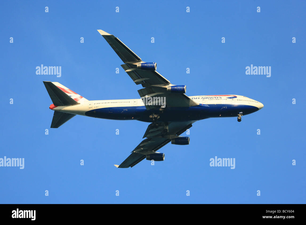 Boeing 747 400 tail hi-res stock photography and images - Alamy