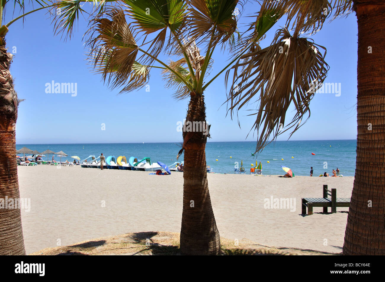 Fuengirola beach tourist hi-res stock photography and images - Alamy