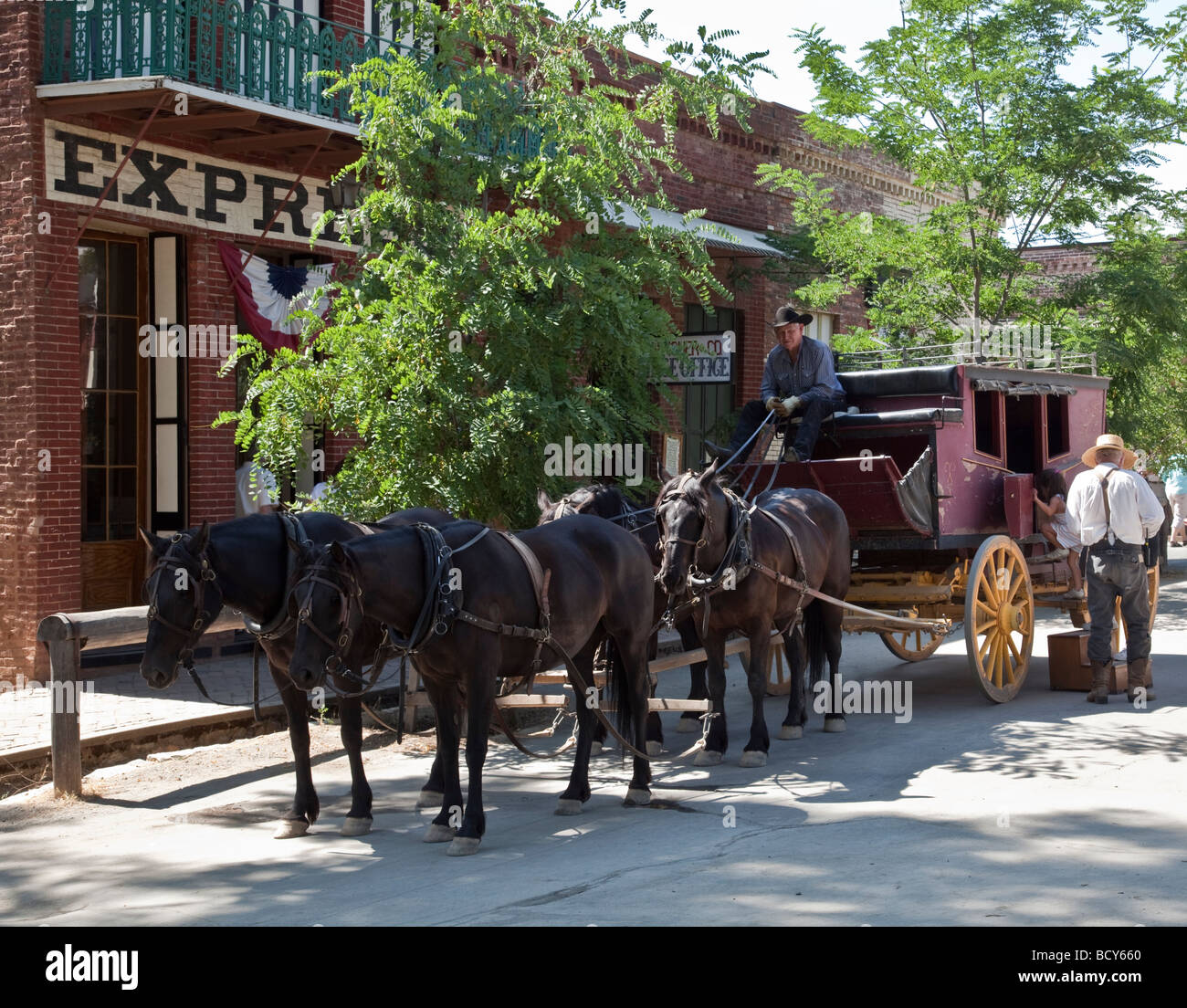 Wild West Stagecoach High Resolution Stock Photography and Images - Alamy
