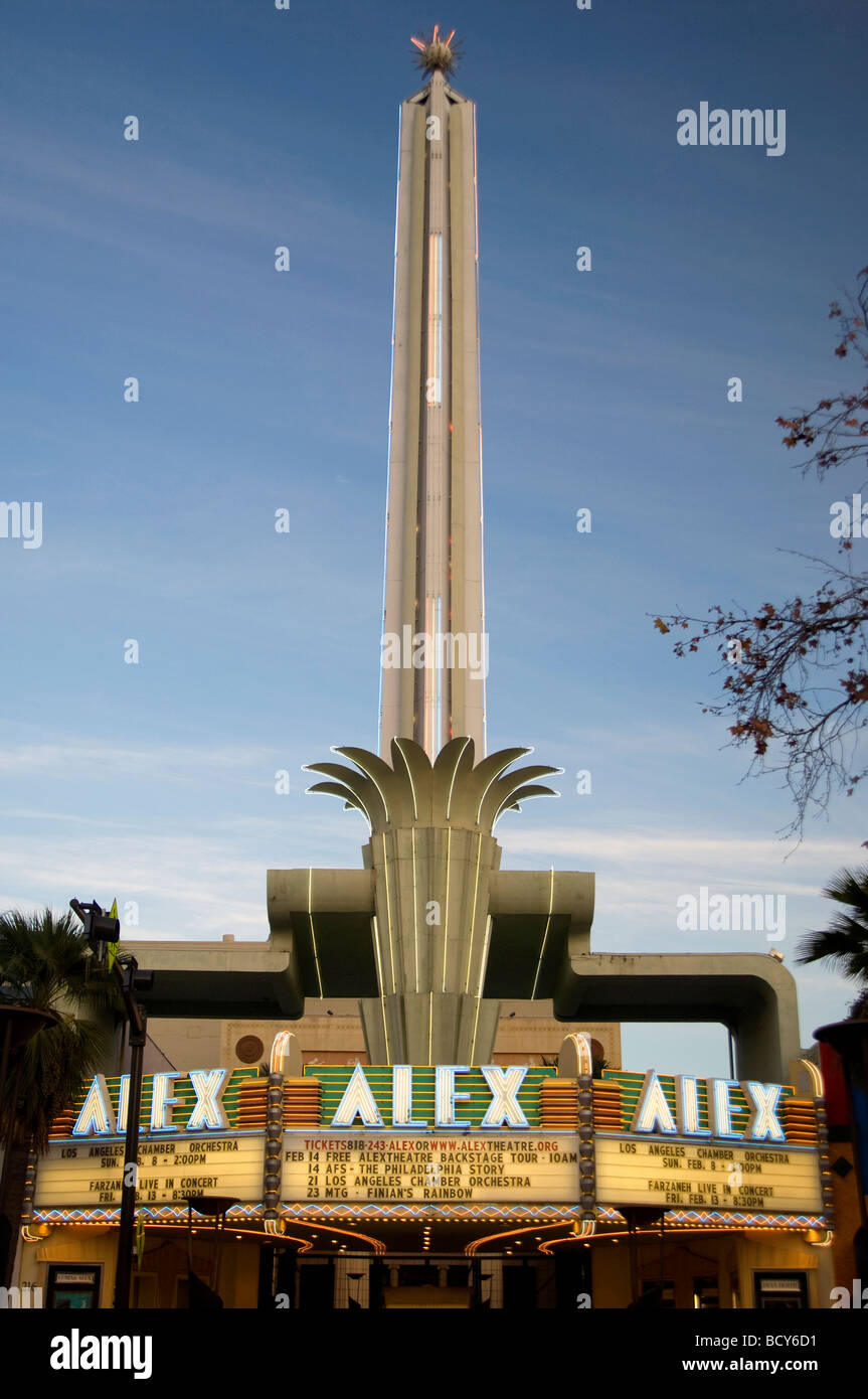 Art Deco Theater Stock Photo - Alamy