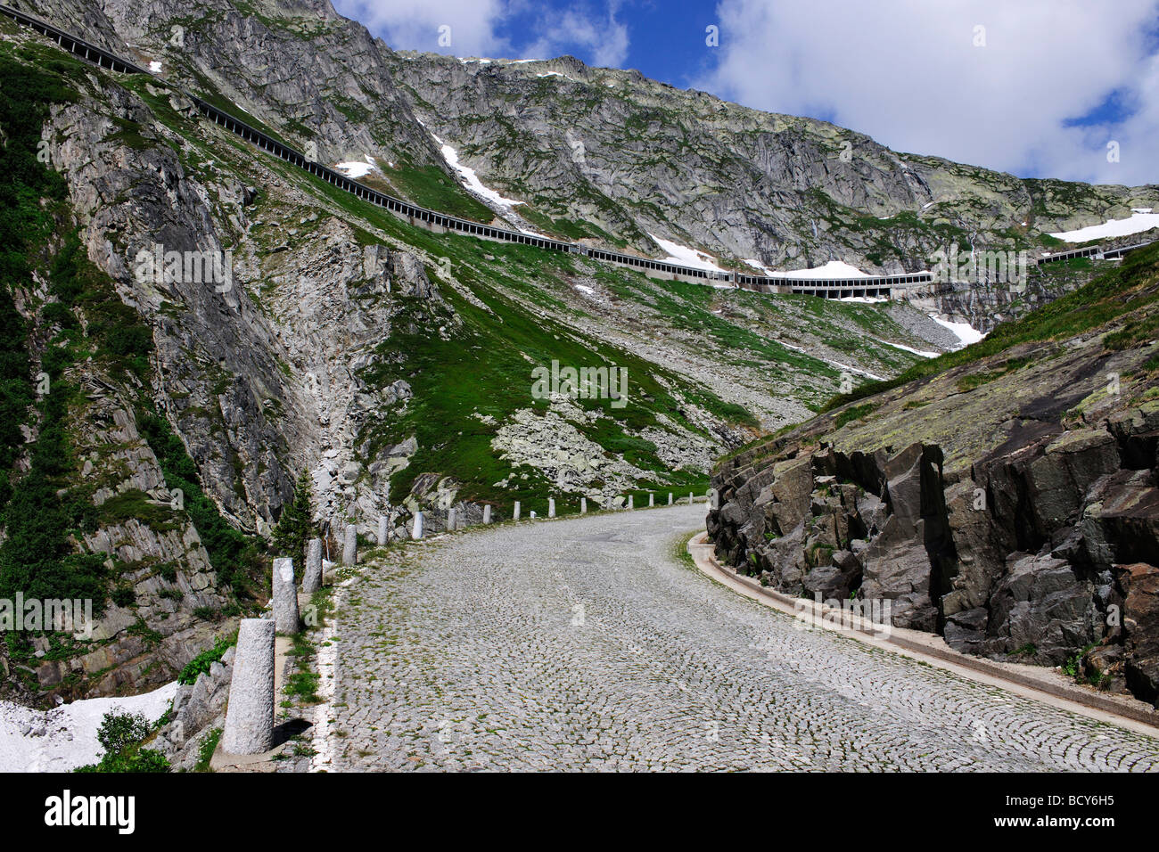 Tremola, the old Gotthardpass Road, Switzerland, Europe Stock Photo - Alamy
