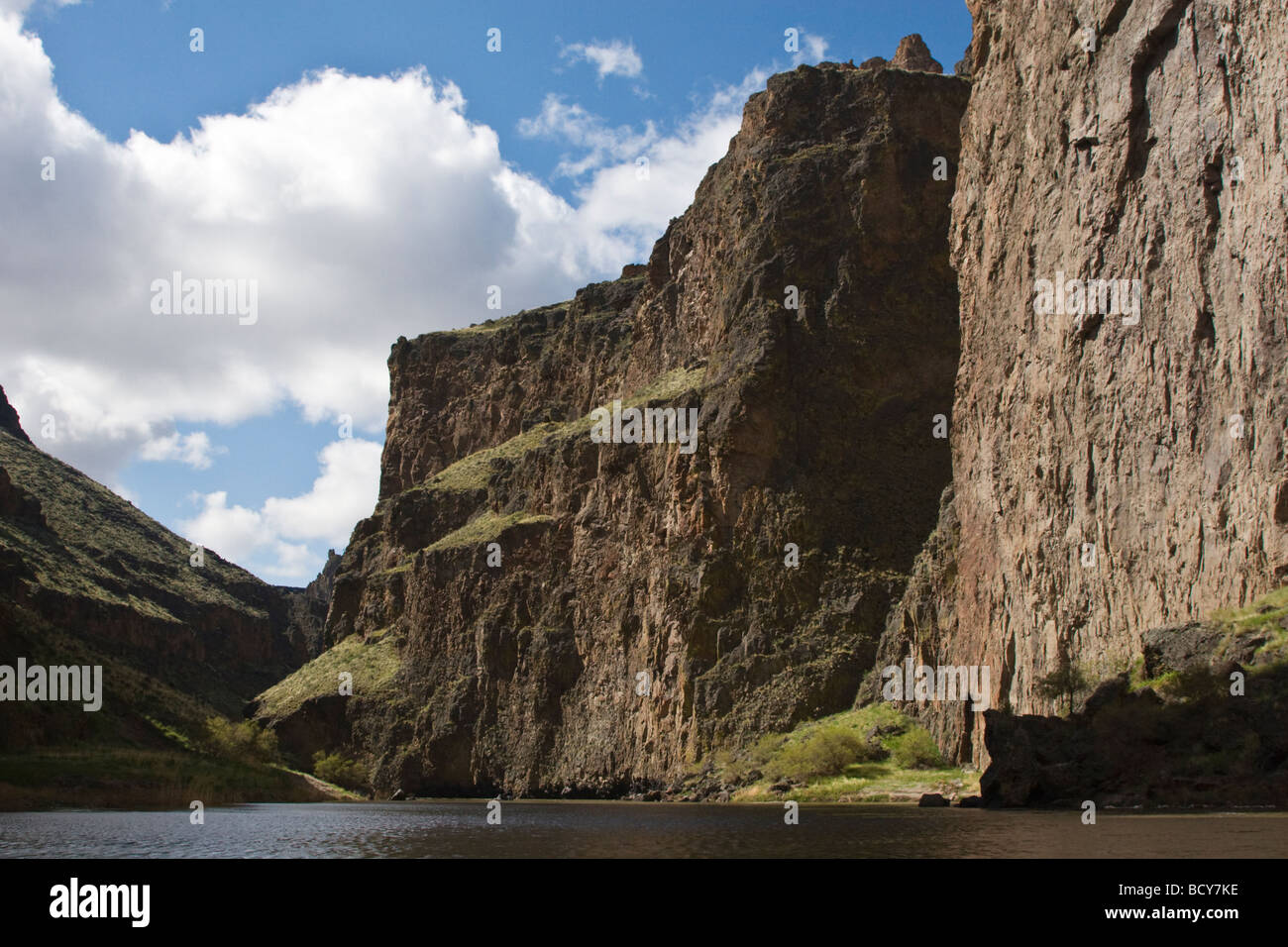 The wild and scenic OWYHEE RIVER cuts a deep canyon through EASTERN ...