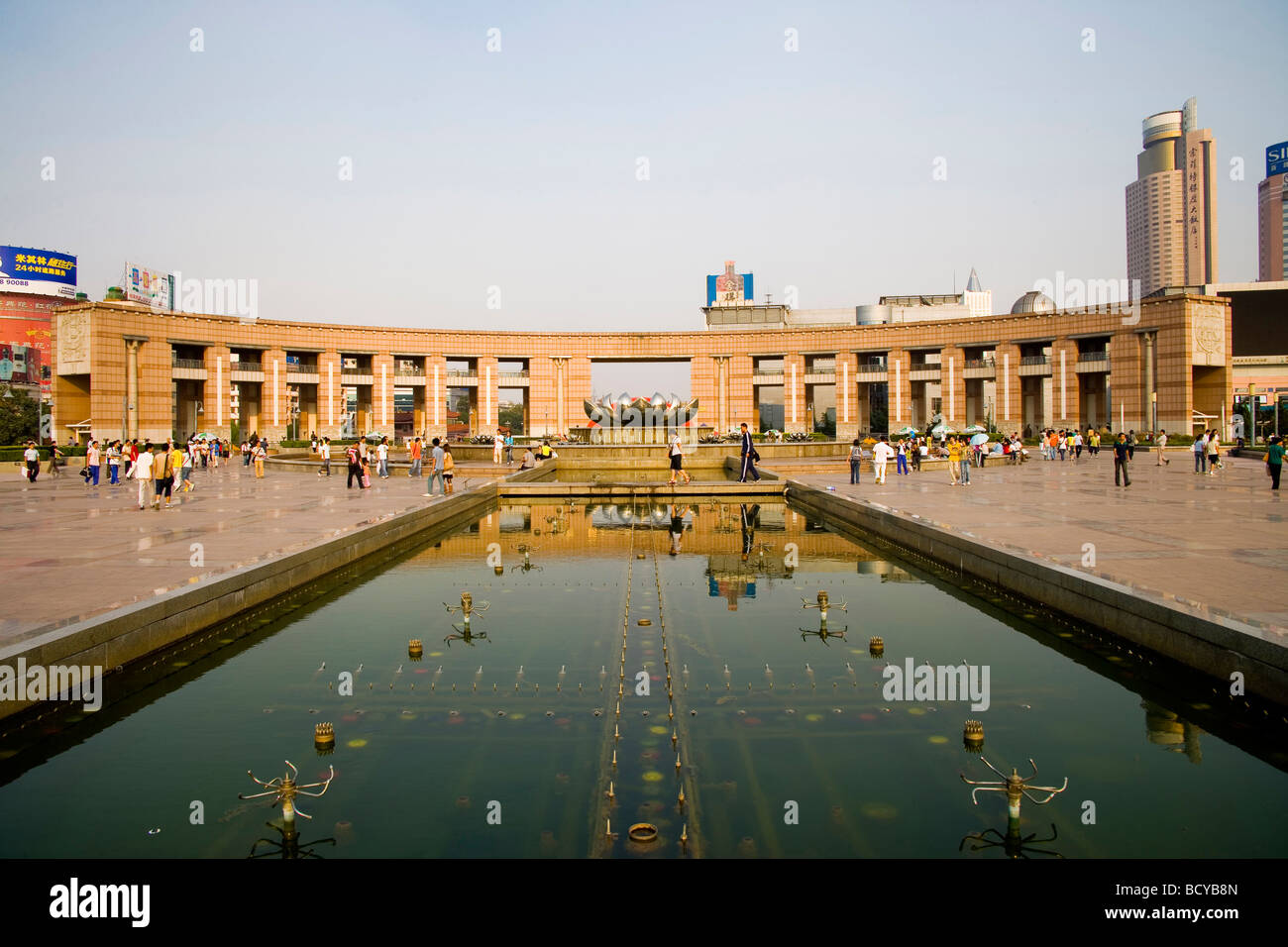 Quancheng Square,Shandong Province,China Stock Photo - Alamy
