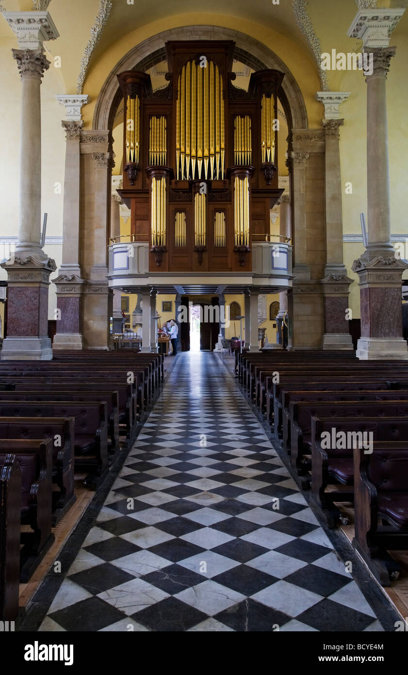 Central aisle and the Organ in Christ Church Cathedral, Designed by ...