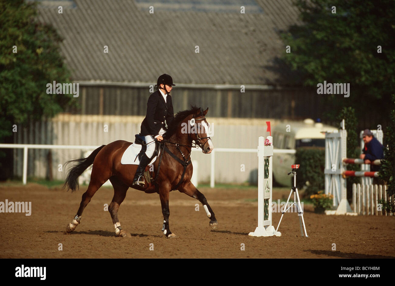 Children show jumping horse hi-res stock photography and images - Alamy