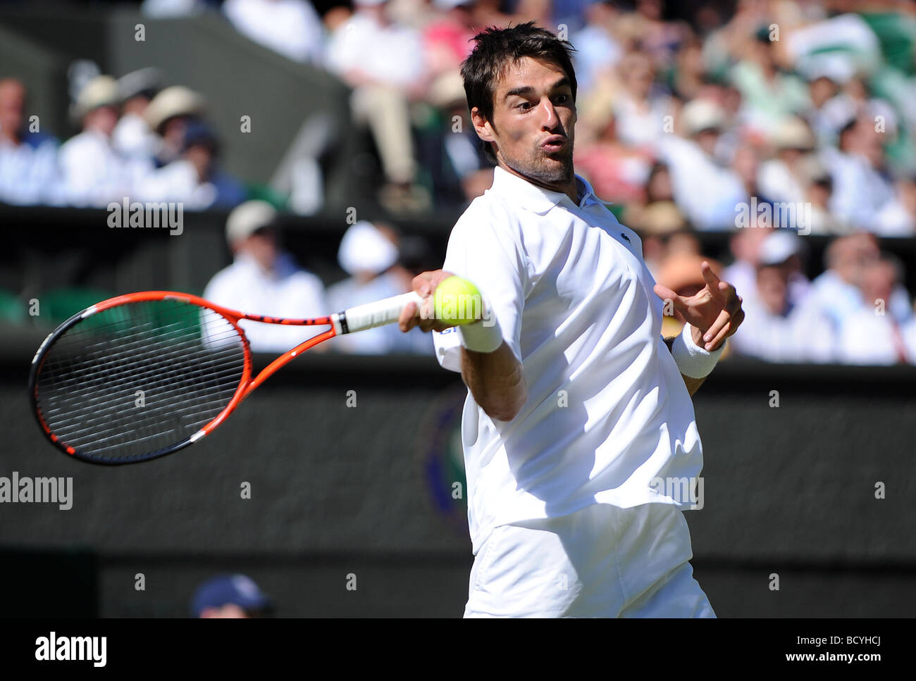 JEREMY CHARDY FRANCE WIMBLEDON LONDON ENGLAND 23 June 2009 Stock Photo ...