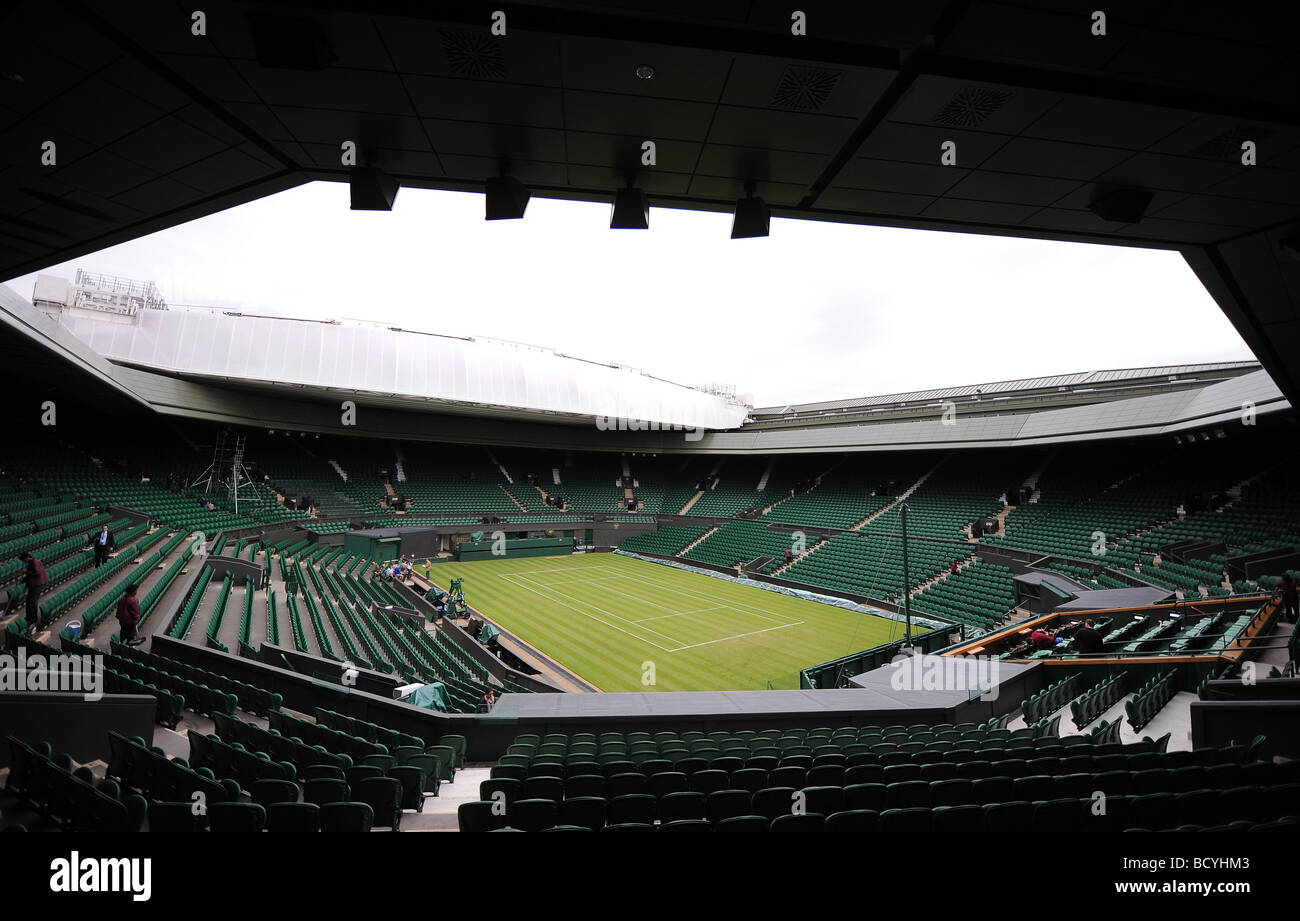 CENTRE COURT ROOF WIMBLEDON CHAMPIONSHIP 2009 WIMBLEDON LONDON ENGLAND ...