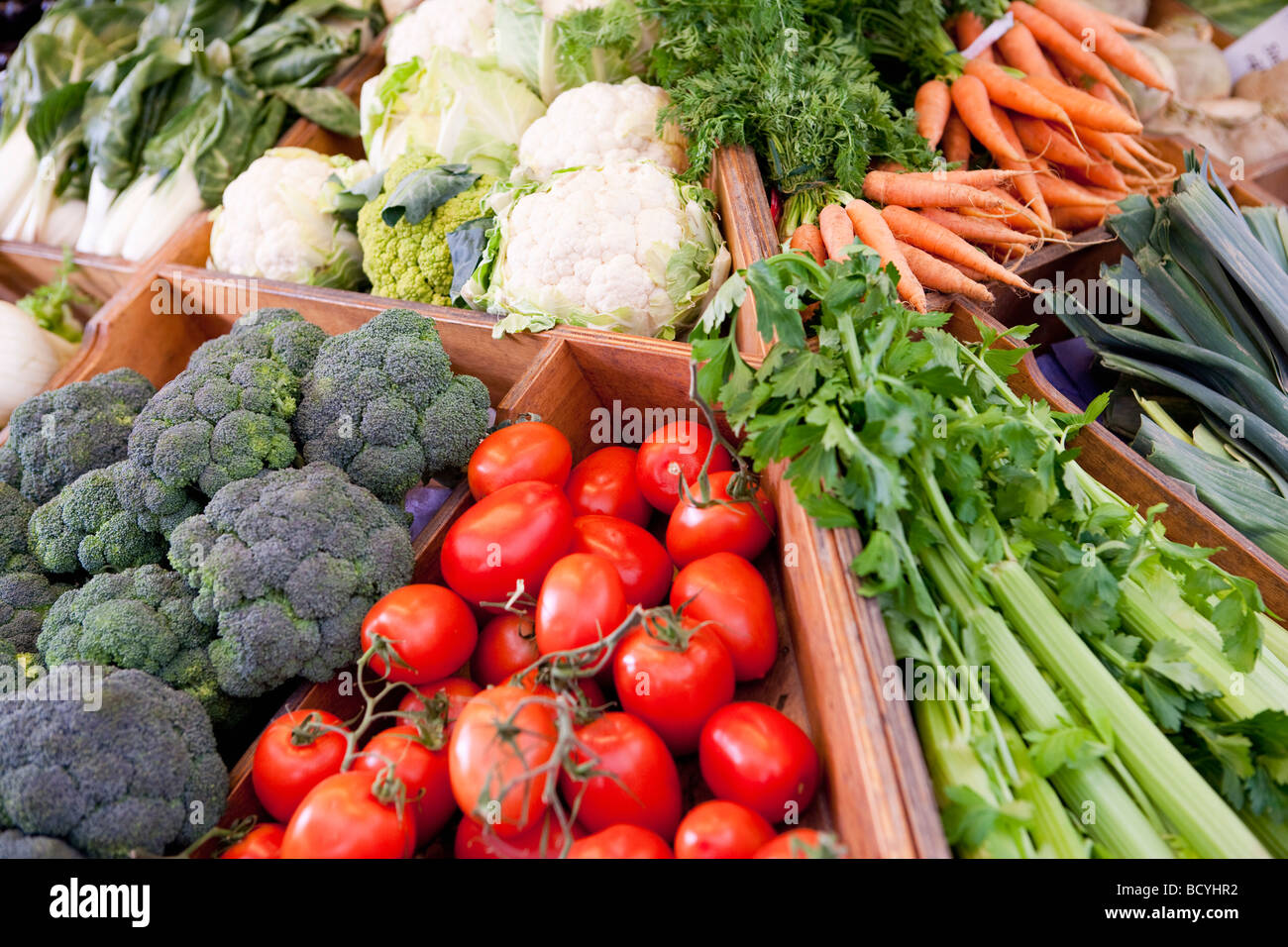 bunch of fresh vegetables Stock Photo - Alamy