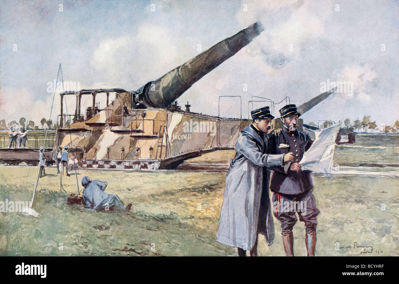 400mm french gun hi-res stock photography and images - Alamy