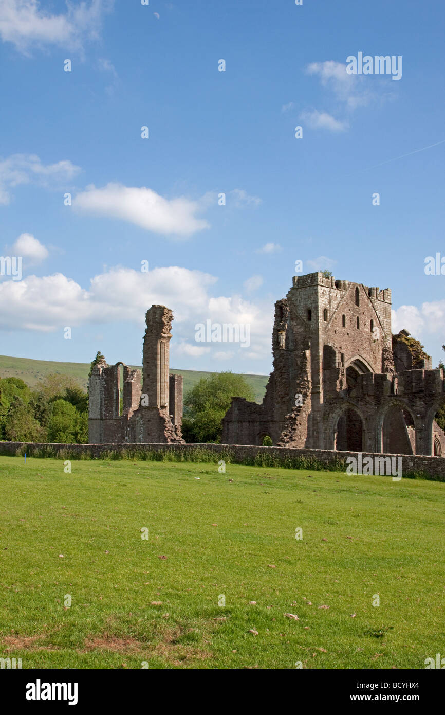 Llanthony Priory in the Black Mountains, Wales Stock Photo - Alamy
