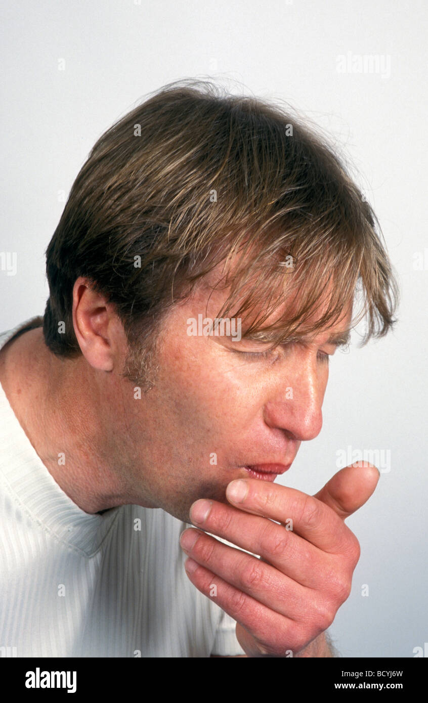 Feverish man hi-res stock photography and images - Alamy