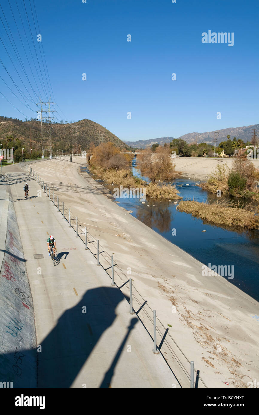 Los angeles river bike path hi-res stock photography and images - Alamy
