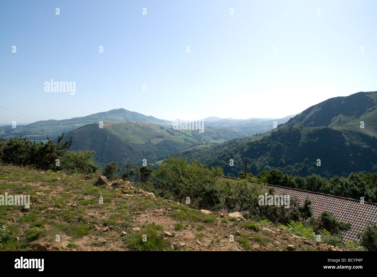 Pyrénées : Basque mountains Stock Photo - Alamy