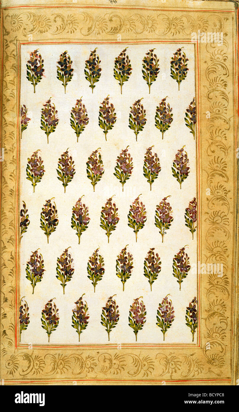 Textile design. India, 18th century Stock Photo - Alamy