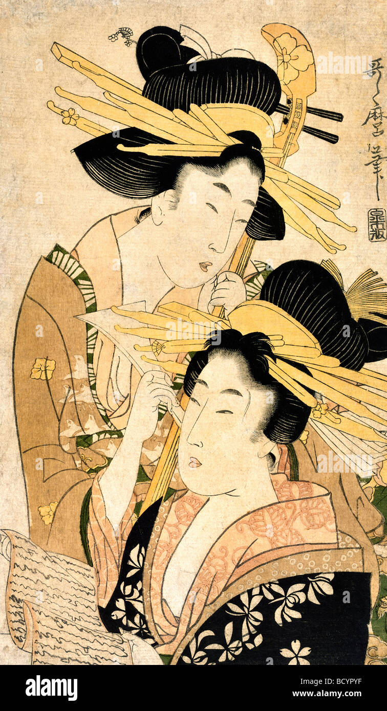 Kitagawa Utamaro High Resolution Stock Photography and Images - Alamy